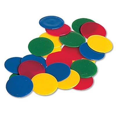 Buy hand2mind Plastic Solid Bingo Chips, Chips for Games, Counting ...