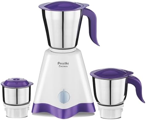 Buy Preethi Plastic Taurus Plus 1000 Watt Mixer Grinder|4 Jars With ...