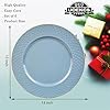 Amazon.com | UOEKCS Light Blue Charger Plates, 13" Round Chargers for ...