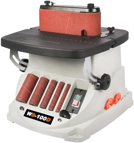 KAKA INDUSTRIAL Vertical Oscillating Spindle Sander & Belt Sander, 2 IN ...