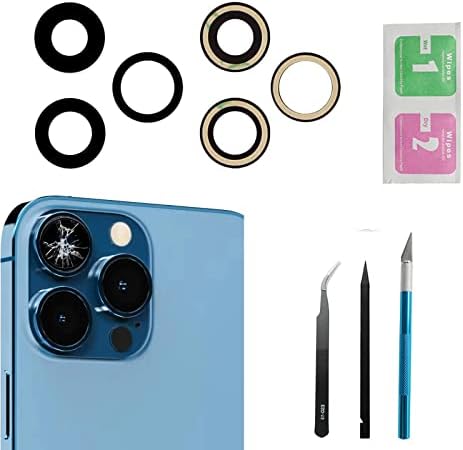 Amazon.com: 3pcs/Set 14 Pro Rear Back Camera Glass Lens Replacement for ...