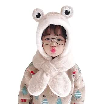 Zeki Baby Boy's And Baby Girl's Winter Hat Cute Cartoon Frog Plush ...