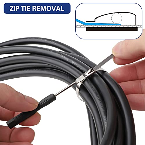 Snapklik.com : Metal Zip Ties Cutter For Stainless Steel Tie Wrap,Tensioning Installation ...