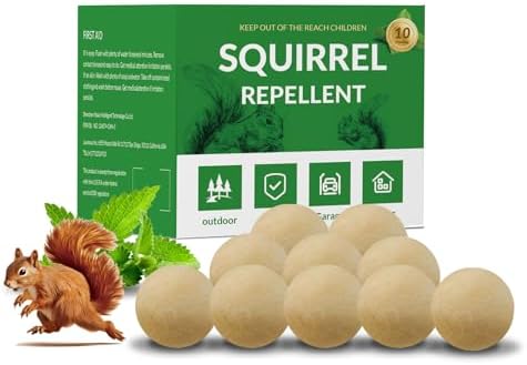Amazon.com: Squirrel Repellents, Chipmunk Repellent Outdoor, Mint Squirrel Repellents for Attic ...