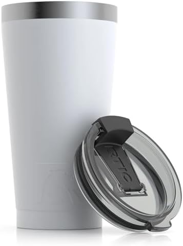 Amazon.com | RTIC Pint 16 oz Insulated Tumbler Stainless Steel Metal ...