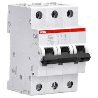 ABB S203-C20 Automatic Circuit Breaker 20 A : Amazon.fr: DIY & Tools