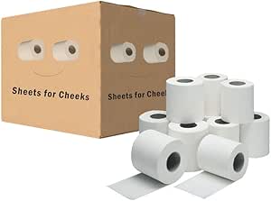 Sheets for Cheeks 3PLY Toilet Roll Paper | Bulk Buy Flushable Toilet ...