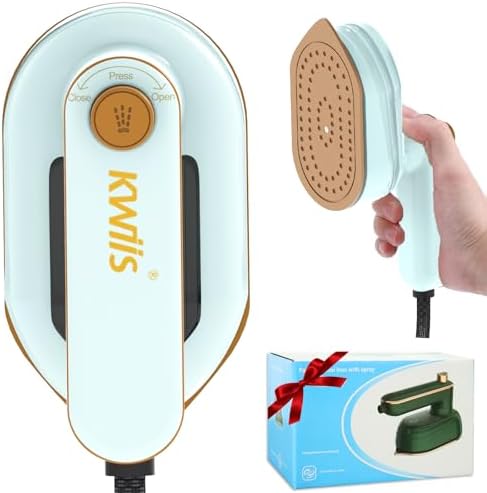 Amazon.com: Mini Travel Iron for Clothes, 180° Rotatable Portable ...
