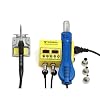 SOLDRON PORTABLE DUAL HOT AIR BLOWER WITHSOLDERING STATION 2 IN 1 ...