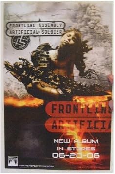 Amazon.com: Frontline Assembly Poster Artificial Soldier Front Line ...