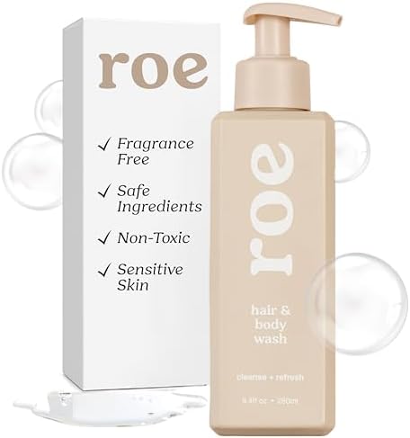 Roe Wellness- Toddler & Baby Body Wash & Shampoo Moisturizing Clean ...