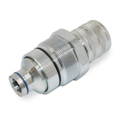 Amazon.com: Jeenda Power Hydraulic Female Flat Face Quick Coupler ...