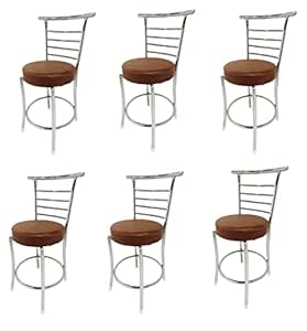 P P CHAIR Chrome Steel Dining Chair Garden Chair Patio Chair for Home ...
