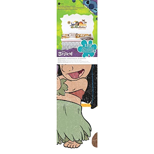 Snapklik.com : RoomMates RMK5111GM Lilo And Stitch Peel And Stick Giant ...