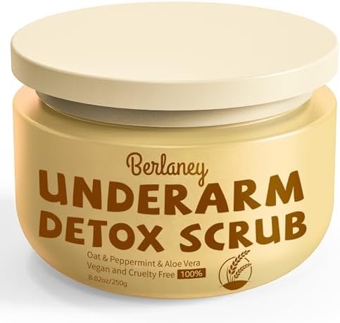 Amazon.com : Oat Armpit Detox Scrub 8.8 oz with Peppermint, Aloe Vera ...