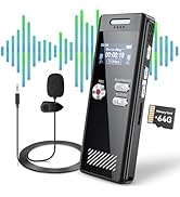 Amazon.com: 64GB Digital Voice Recorder, Recording Device with AI ...
