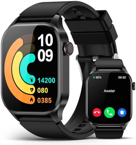 Amazon.com: Smart Watch, PPG Blood Pressure Monitor, AI Running Plan ...