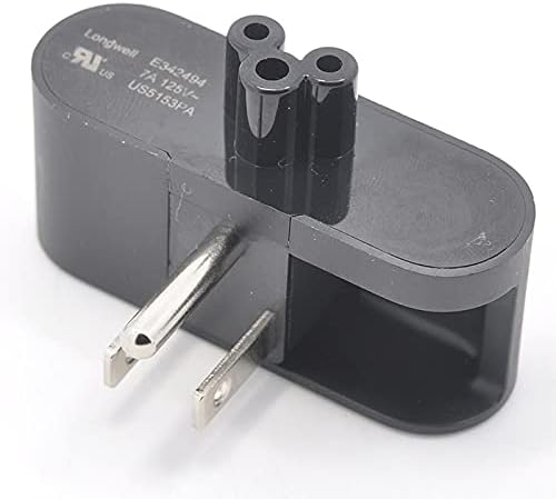 Amazon.com: Connectors Duckhead 3-Prong AC Power Plug Adapter for Dell ...