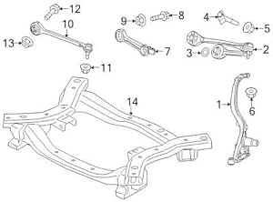 Amazon.com: Mopar 04670508AF STRUT TENSION : Automotive