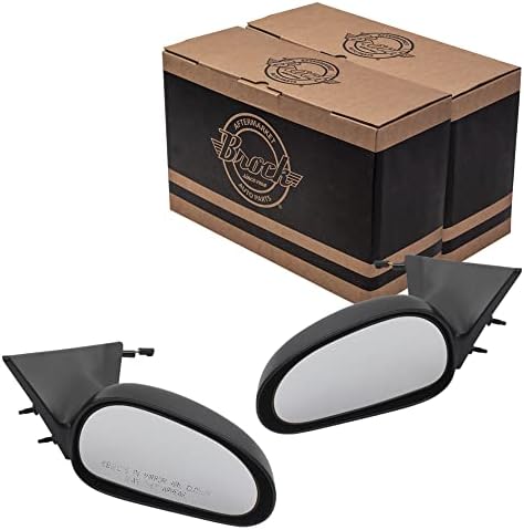 Amazon.com: Driver and Passenger Power Side View Mirrors Textured ...