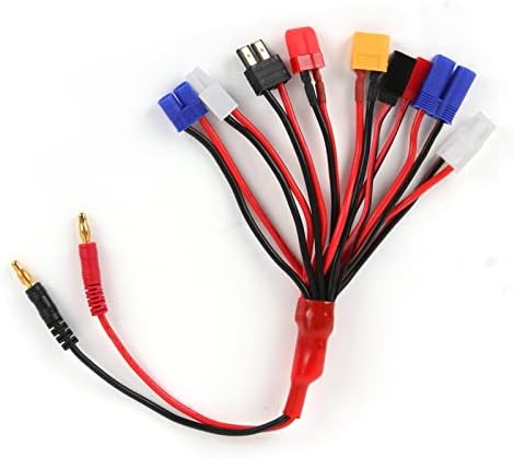 Amazon.com: RC Lipo Battery Charger Adapter Connector Splitter Wire 9 ...