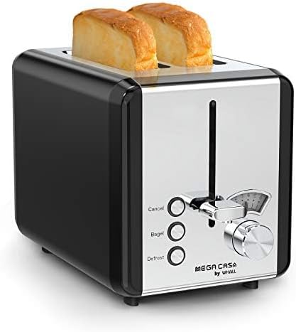 whall 4 Slice Touch Screen Toaster, Stainless Steel Toasters Digital ...