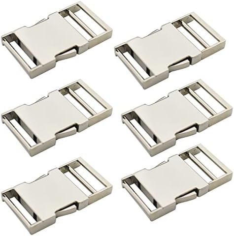 Amazon.com: Bytiyar 6 pcs 1 inch Metal Buckles Side Quick Release ...