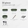 Amazon.com: Kitchen Academy Pots and Pans Set Nonstick, 30 Pieces ...