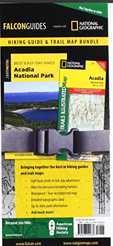 Snapklik.com : Best Easy Day Hiking Guide And Trail Map Bundle: Acadia ...