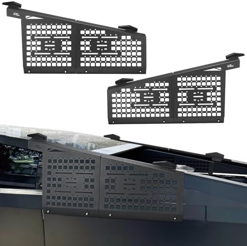 Amazon.com: JOYTUTUS Truck Bed Molle Panel Compatible with Cyberutruck ...