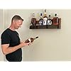 Amazon.com: RELODECOR Whiskey & Wine Barrel Shelf: Wall-Mounted Wooden ...