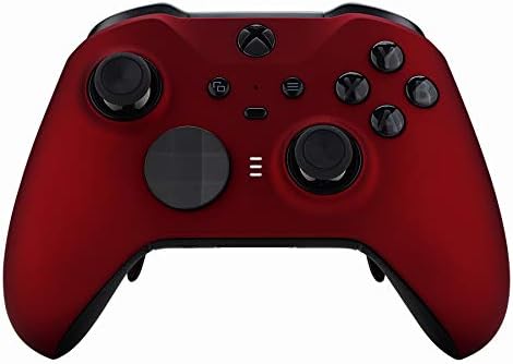 eXtremeRate Red Shadow Soft Touch Replacement Faceplate Front Shell for ...