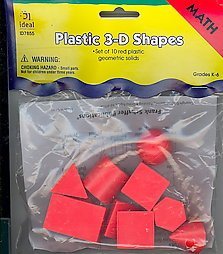 Amazon.co.jp: Plastic 3-D Shapes: Grades K-6 : 本