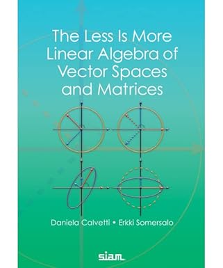 Amazon.com: The Less Is More Linear Algebra of Vector Spaces and Matrices: 9781611977394 ...
