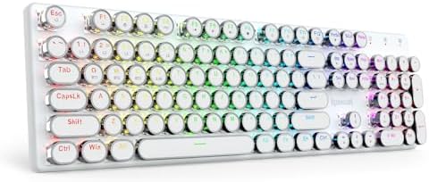 Amazon.com: EWEADN TK950 Typewriter Keyboard Wireless Mechanical ...