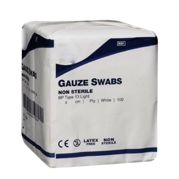 TENDERCOTT NON-STERIELE | GAUZE | SWAB | 10 cm x 10cm 12 ply | PACK OF ...