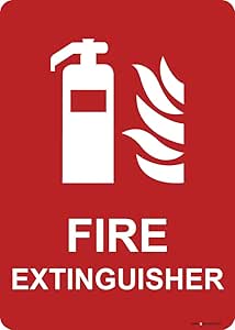 Amazon.com: G Signage - "Fire Extinguisher" - OSHA Notice Sign ...