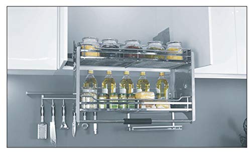 Now & Ever Modular Kitchen Pull Down Unit (900 mm, Silver) : Amazon.in ...