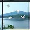 Amazon.com: Butterfly Static Window Clings Anti Collision Window Decals ...