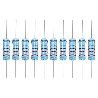 YOKIVE 30 PCS Metal Film Resistors, 2.2 Ohm Resistor with 2W 1% ...