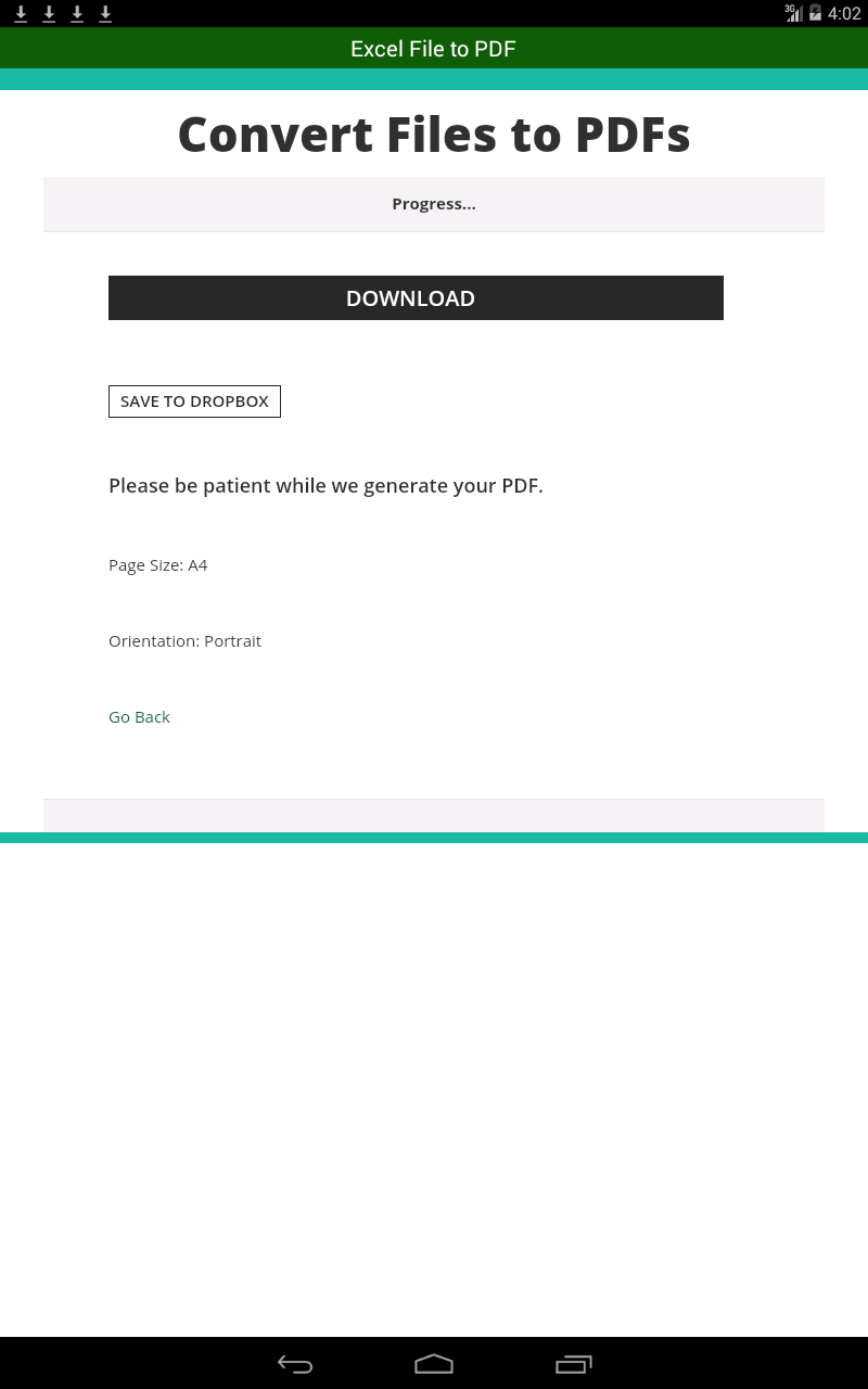 Spreadsheet to PDF - App on Amazon Appstore