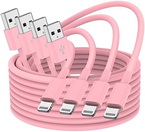 Amazon.com: FGUIME 4Pack Long iPhone Charger Cord 10 ft, [Mfi Certified ...
