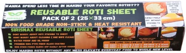 Buy SIRISNAX AKKI ROTI Sheet & Baking Mat for ROTI & Cake, 25*33 CM ...
