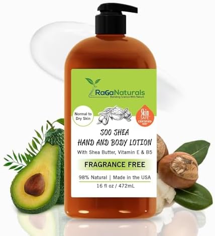 Amazon.com : RaGaNaturals Natural Unscented Body Lotion for Dry ...