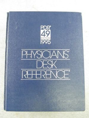 1995 Physicians' Desk Reference/Library Hospital Edition: 9781563630873 ...