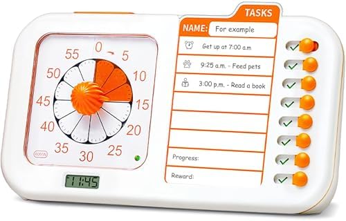 Amazon.com: Buddy Timer - Visual Timer for Kids - 2 & 5 Minute Preset ...