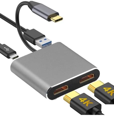 Adaptador Usb C Para Hdmi Thunderbolt - Dois Monitores - 4k | Amazon.com.br