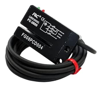 FC-2600 Lable Sensor 4 Wires NPN NO NC Electric Label Detector Photo ...