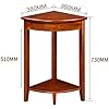 Triangular Wooden Small Side Table – Compact Corner Telephone Table ...
