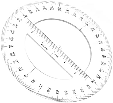 Amazon.com : Mr. Pen- Protractor, Pack of 2, Protactor 360 Degree ...